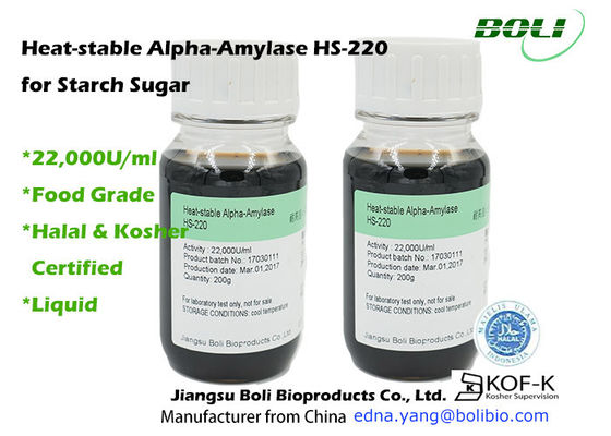 Heat Stable Enzyme Alpha Amylase , High Concentration Textile Desizing ...